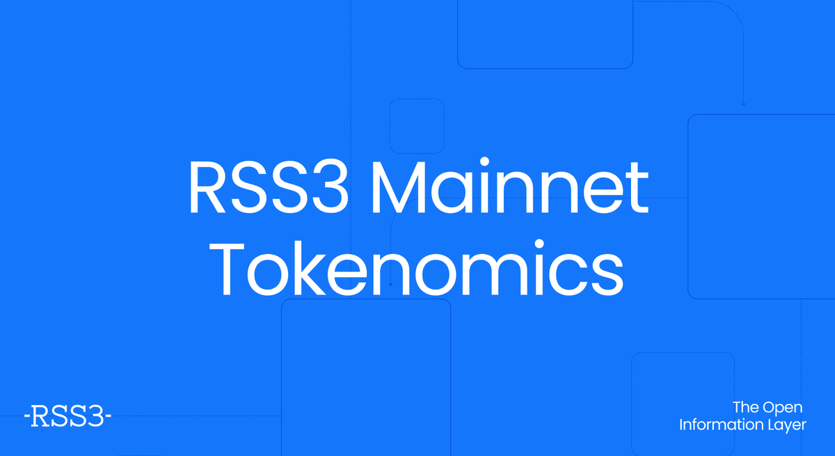 RSS3 - The Open Information Layer