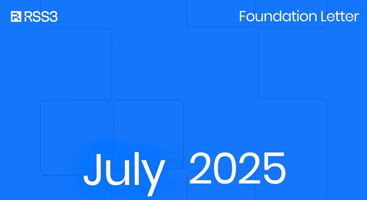 RSS3 - The Open Information Layer