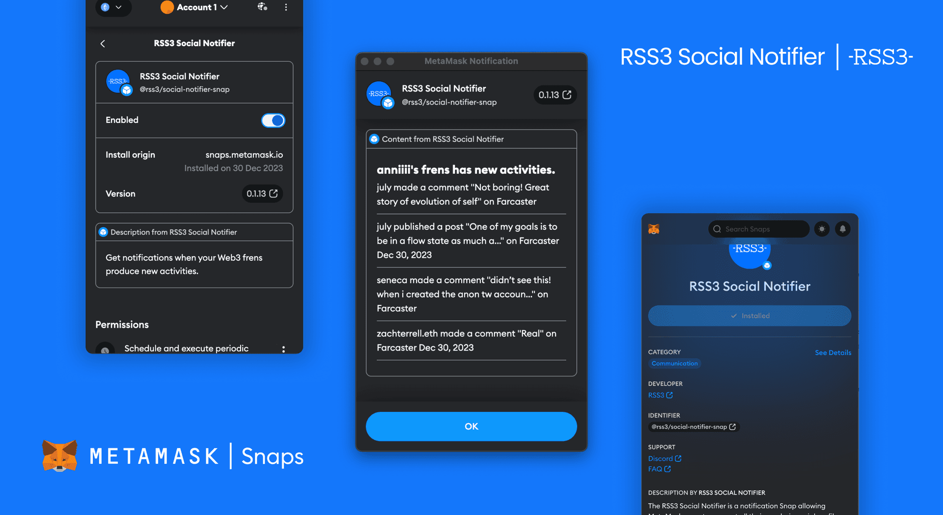 RSS3 - The Open Information Layer