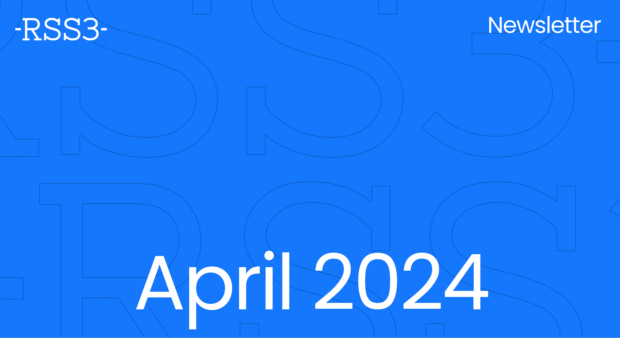 RSS3 - The Open Information Layer